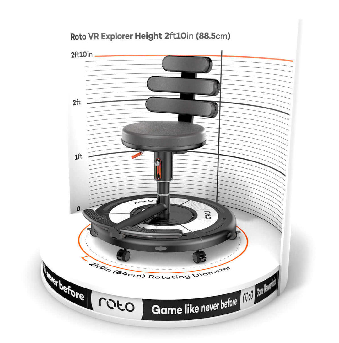 Roto Virtual Reality Chair | VR Chair Made For Meta – Rotovrltd